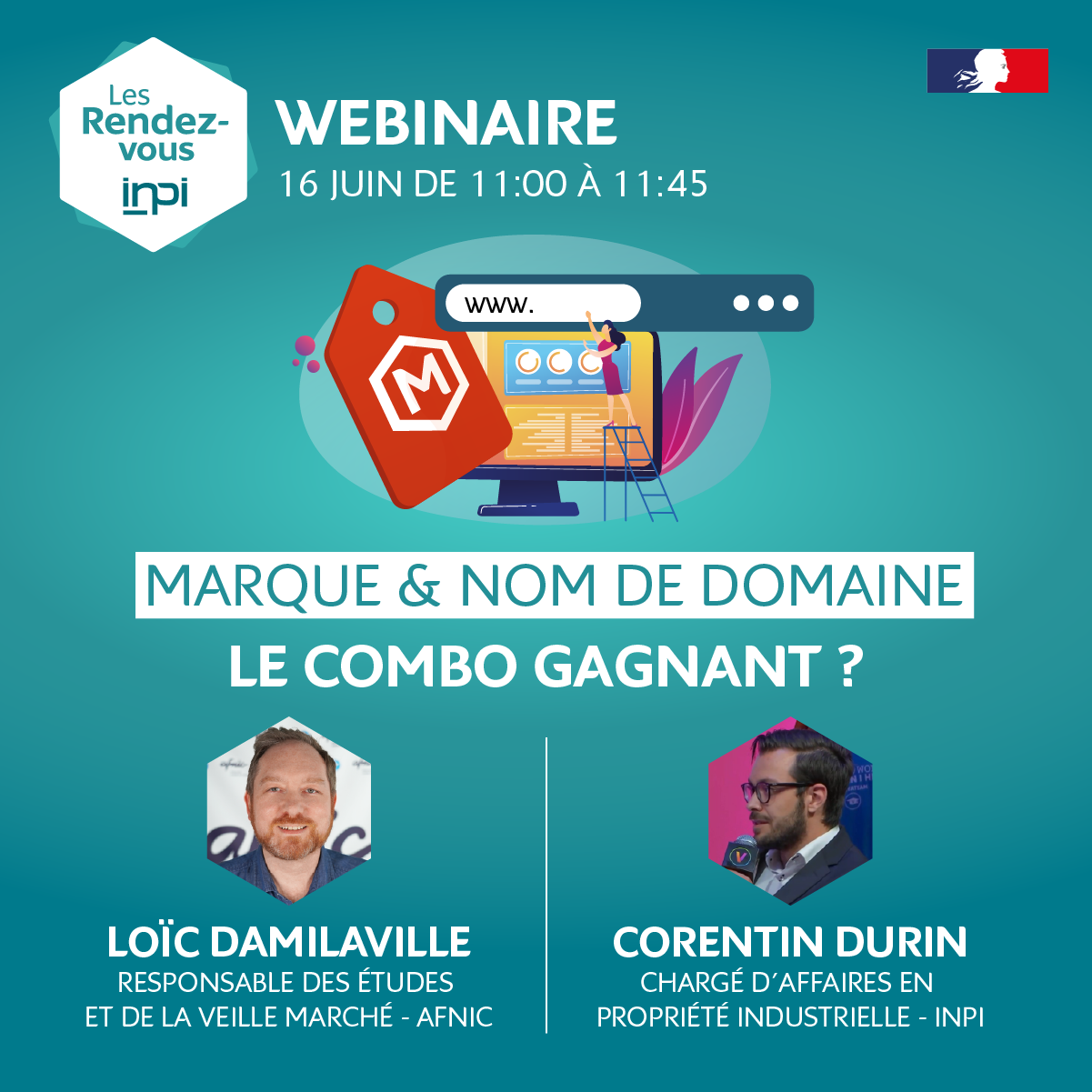 Webinaire INPI : Marque & Nom de domaine : le combo gagnant ? - Afnic